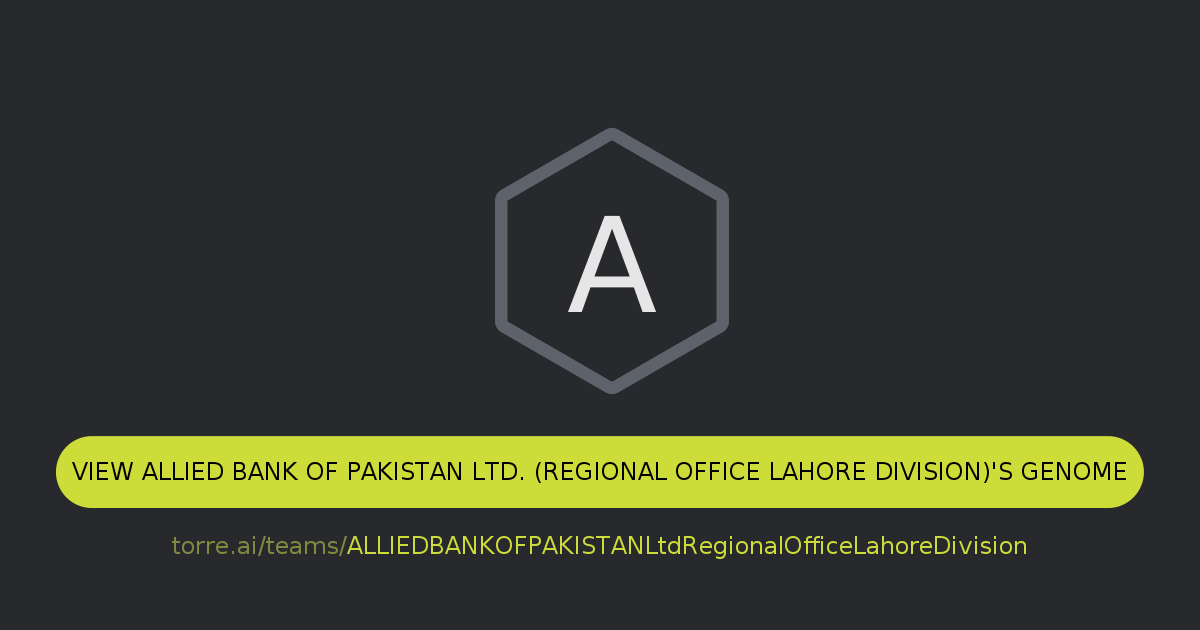 ALLIED BANK OF PAKISTAN Ltd. (Regional Office Lahore Division) | Torre