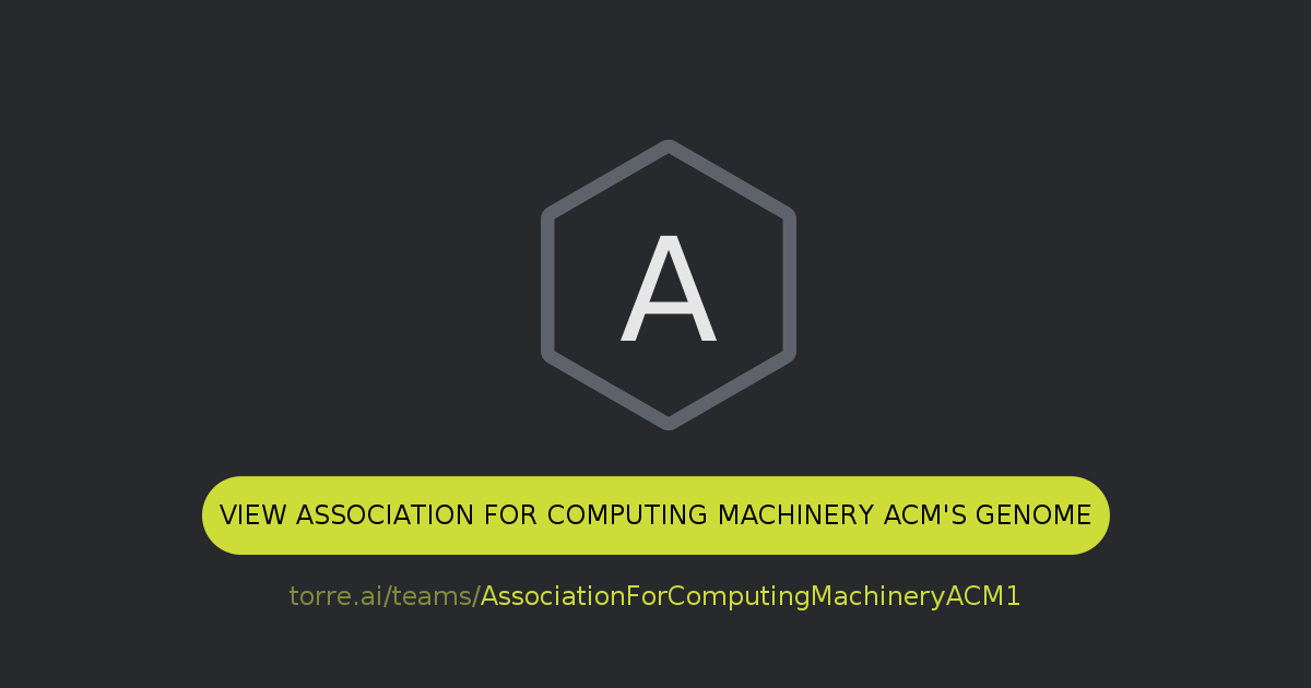 Association for Computing Machinery ACM | Torre