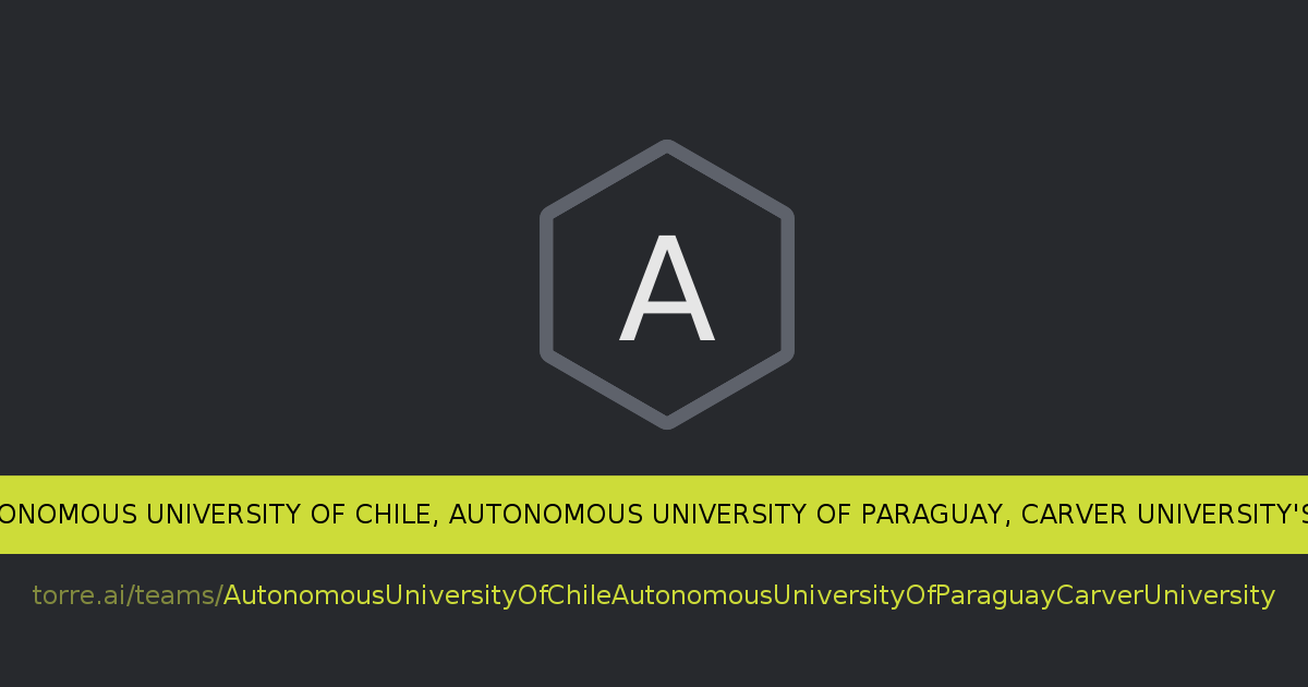 Autonomous University of Chile, Autonomous University of Paraguay ...