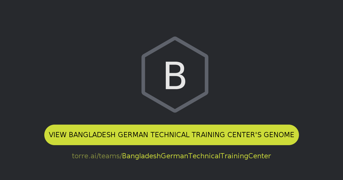 Bangladesh German Technical Training Center | Torre