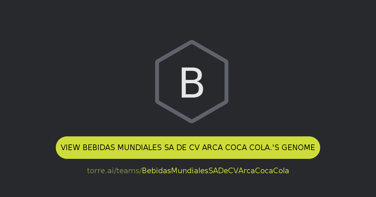 Bebidas Mundiales SA de CV Arca Coca Cola. | Torre