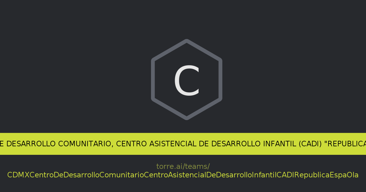 CDMX. Centro de Desarrollo Comunitario, Centro Asistencial de ...