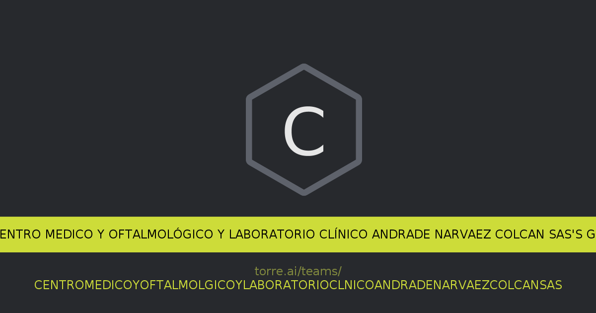 CENTRO MEDICO Y OFTALMOLÓGICO Y LABORATORIO CLÍNICO ANDRADE NARVAEZ ...