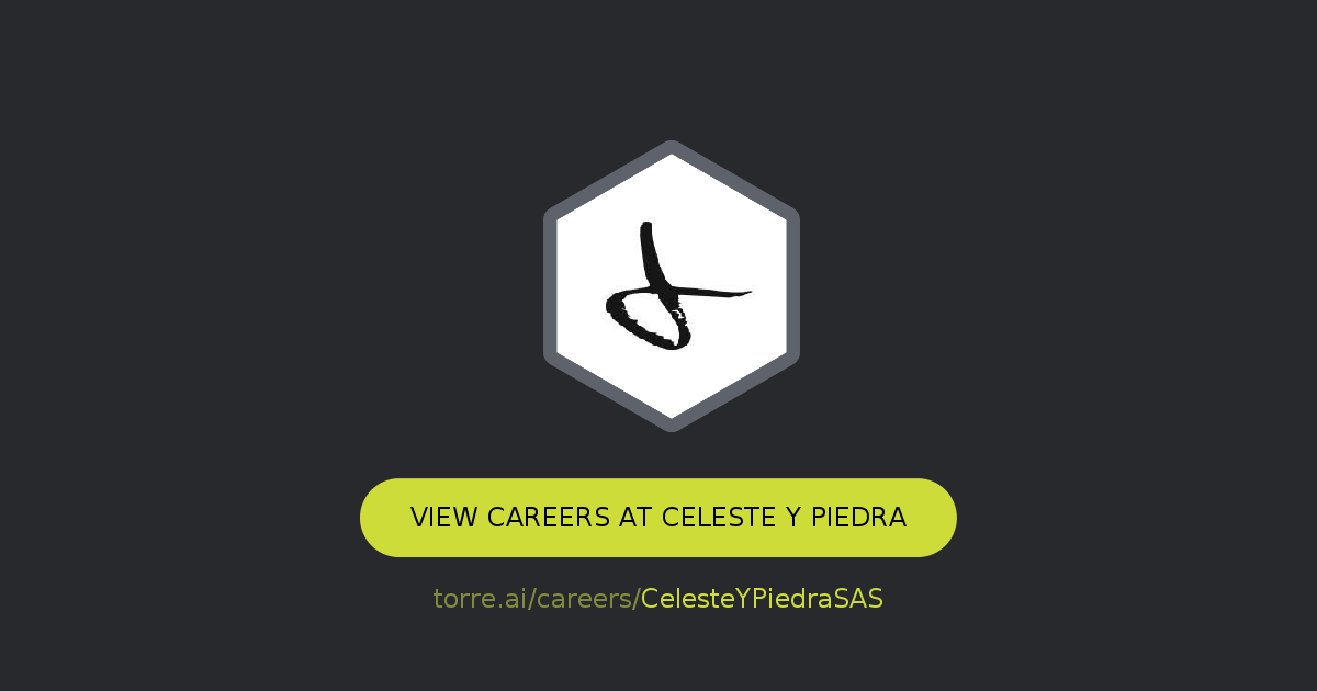 Careers at Celeste y Piedra - Torre
