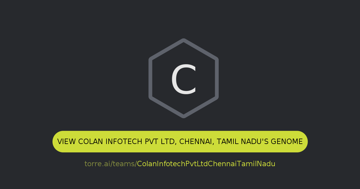 Colan Infotech Pvt Ltd, Chennai, Tamil Nadu | Torre