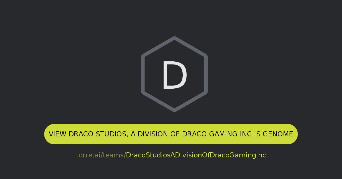 Draco Studios, a division of Draco Gaming Inc. | Torre