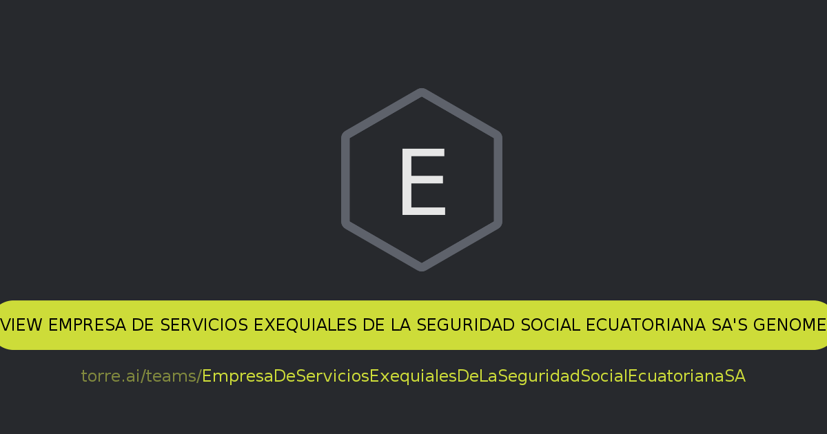 Empresa de Servicios Exequiales de la Seguridad Social Ecuatoriana SA ...