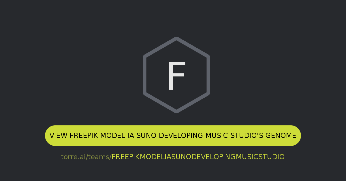 FREEPIK MODEL IA SUNO DEVELOPING MUSIC STUDIO | Torre