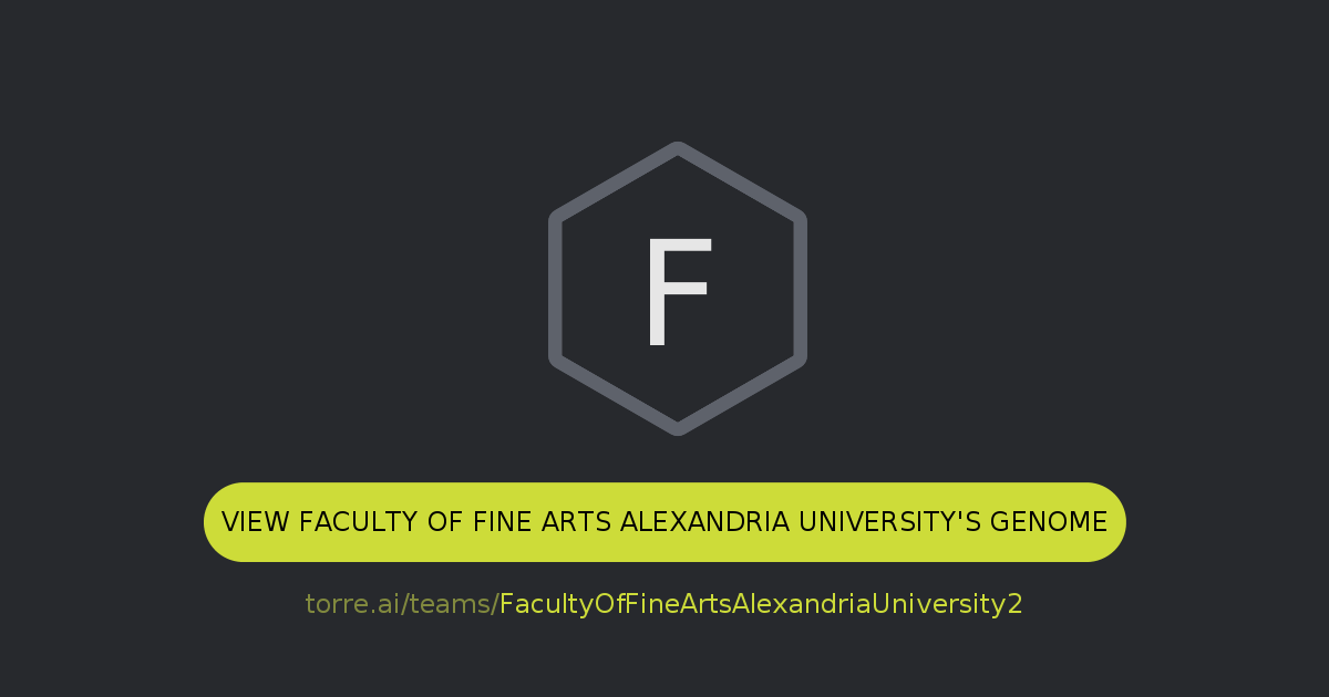 Faculty of fine Arts Alexandria University | Torre