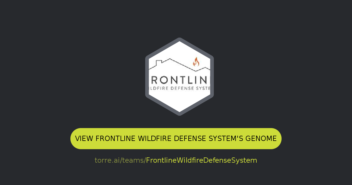 Frontline Wildfire Defense System | Torre Frontline Wildfire Defense System | Torre