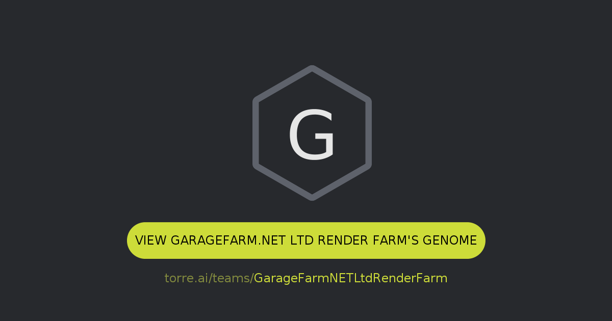 GarageFarm.NET Ltd Render Farm | Torre