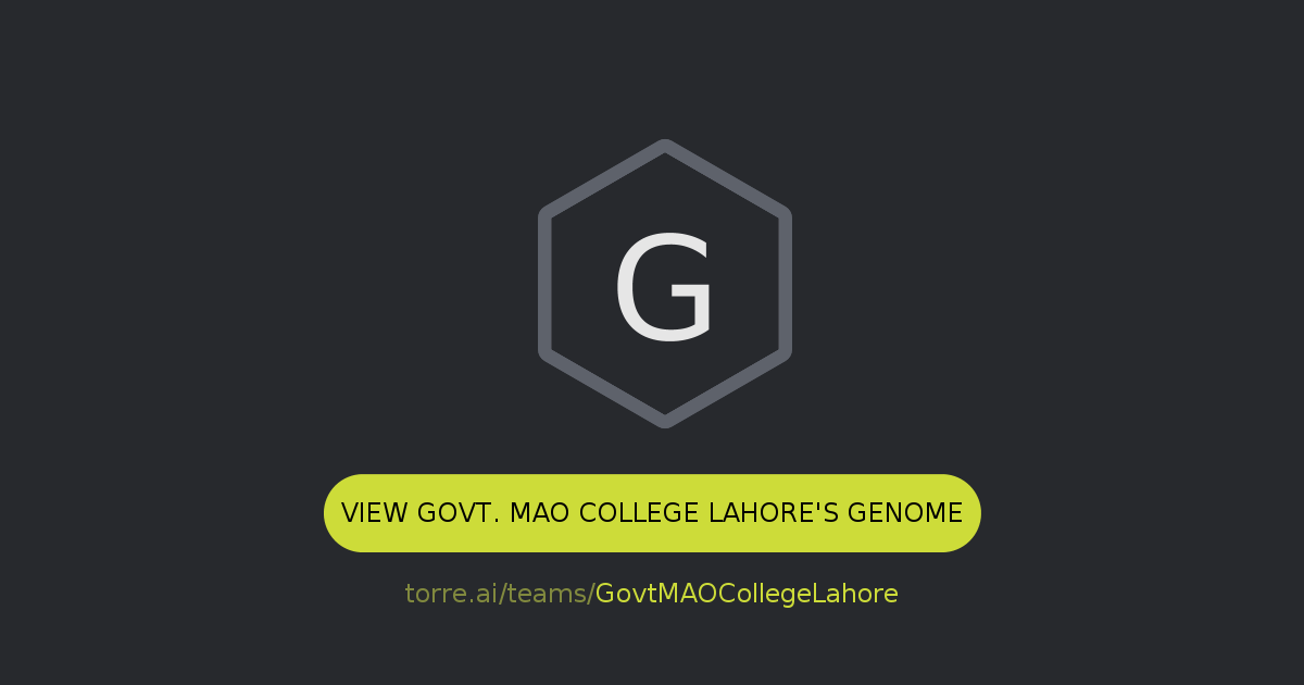 Govt. MAO College Lahore | Torre