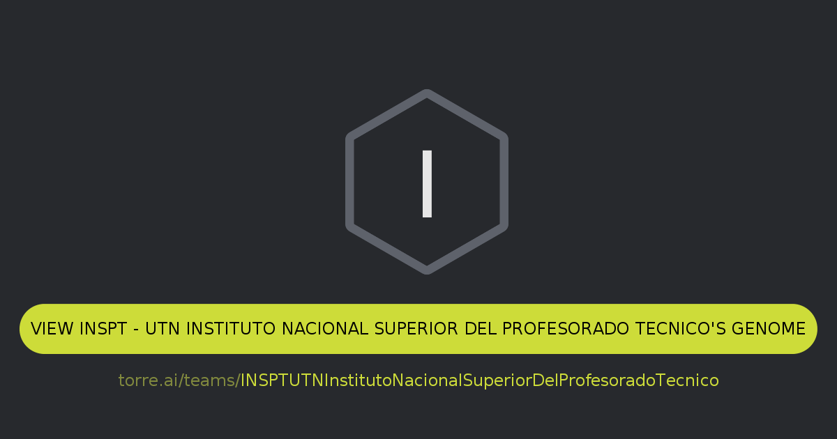 INSPT - UTN Instituto Nacional Superior del Profesorado Tecnico | Torre