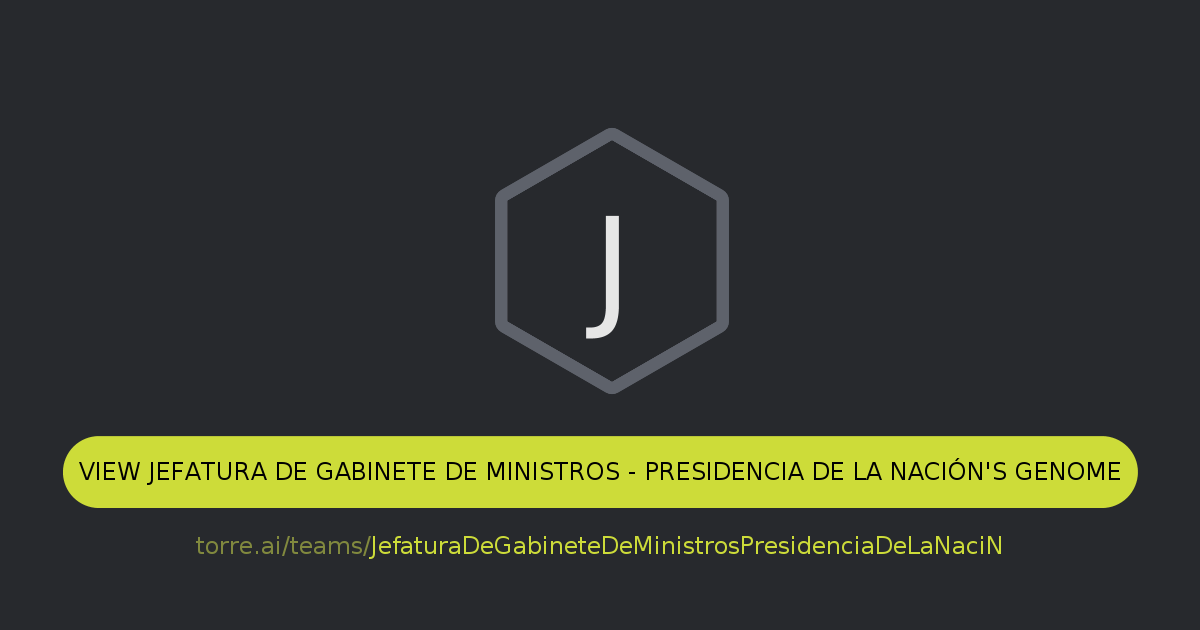 Jefatura de Gabinete de Ministros - Presidencia de la Nación | Torre