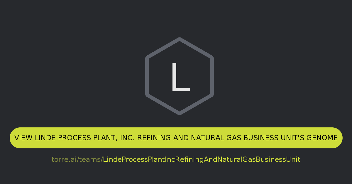 Linde Process Plant, Inc. Refining and Natural Gas Business Unit | Torre