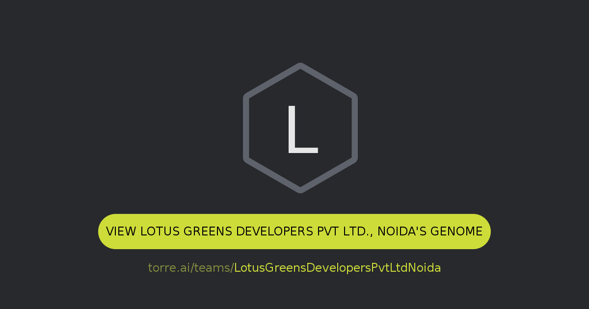 Lotus Greens Developers Pvt Ltd., Noida | Torre