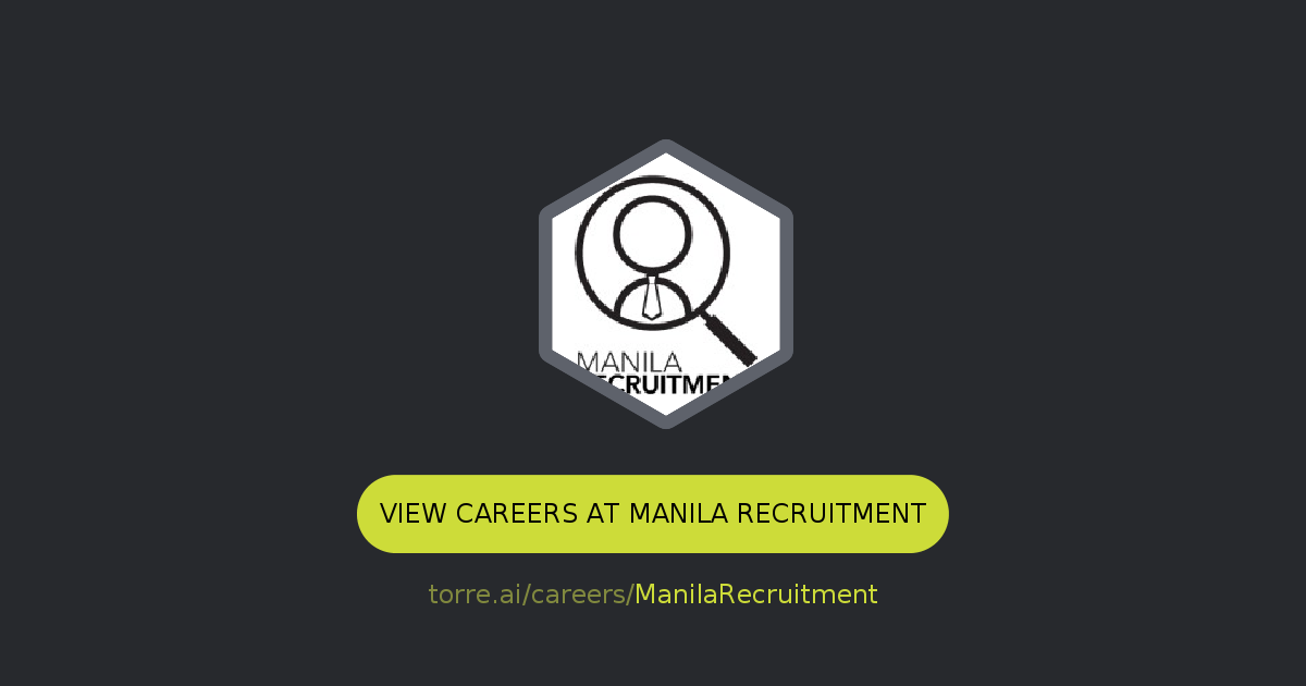 Careers at Manila Recruitment | Torre.ai