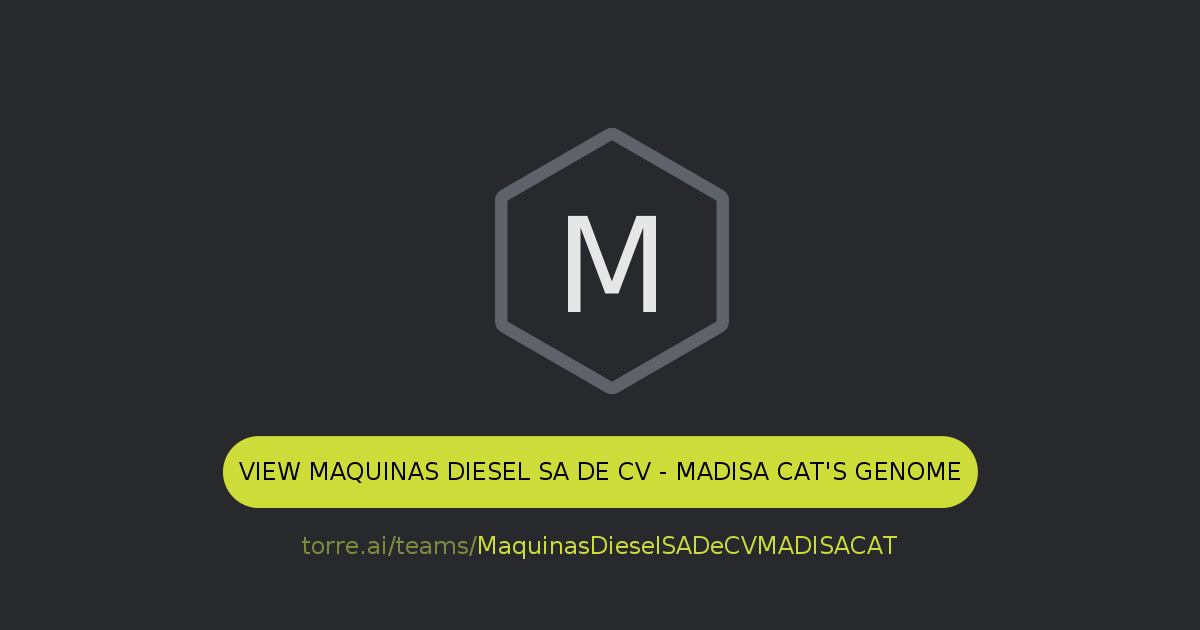 Maquinas Diesel SA de CV - MADISA CAT | Torre