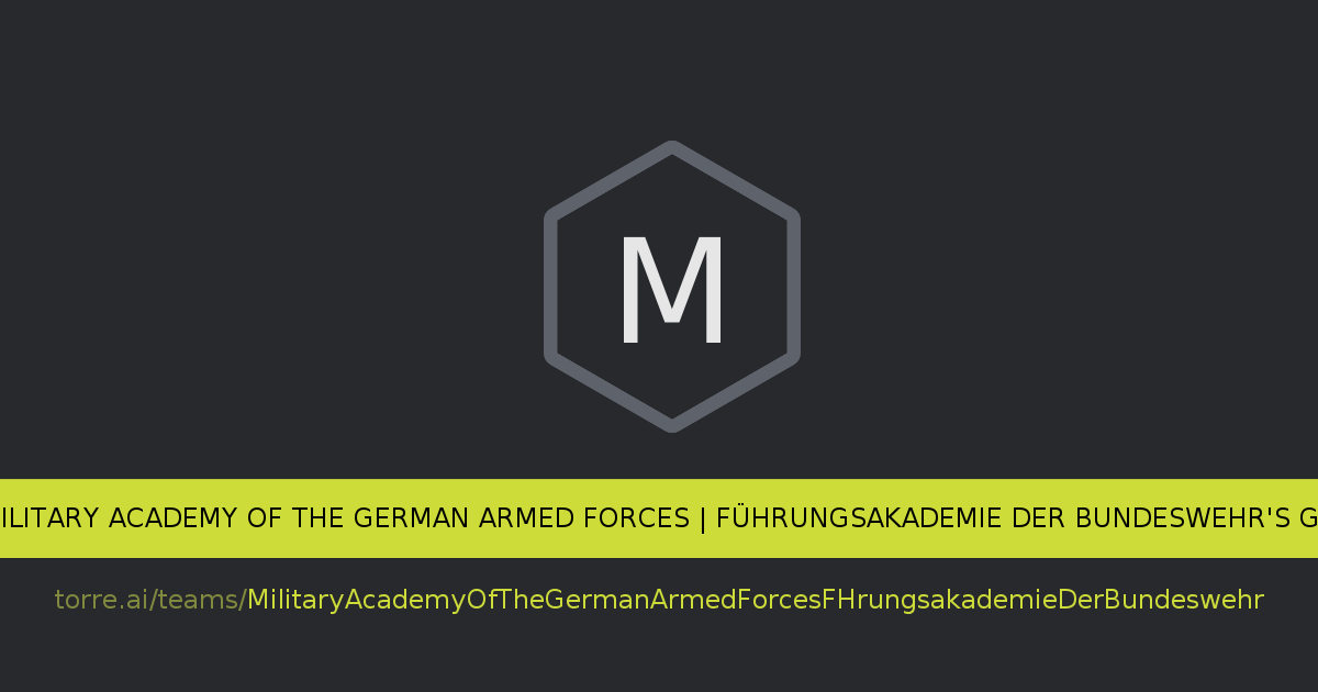 Military Academy of the German Armed Forces | Führungsakademie der ...