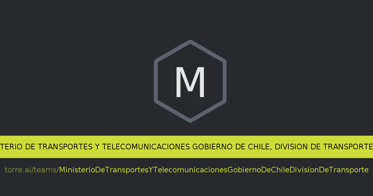 Ministerio de Transportes y Telecomunicaciones Gobierno de Chile ...