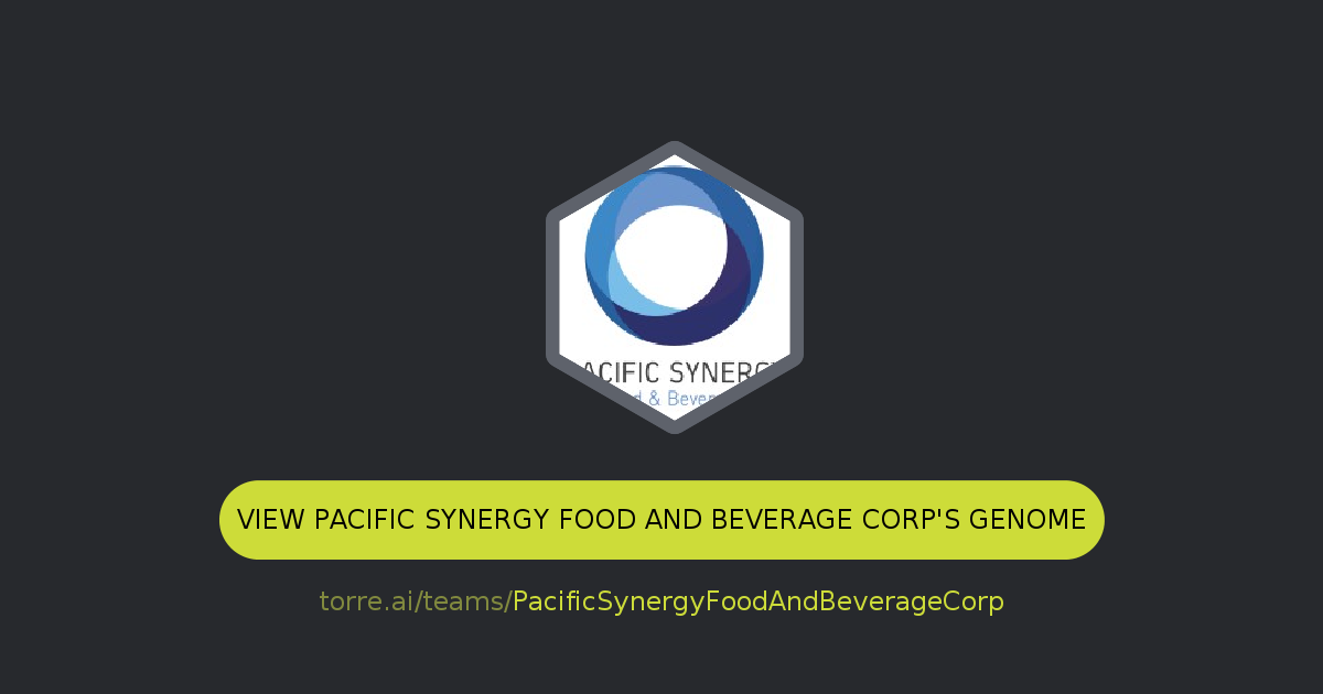 Pacific Synergy Food and Beverage Corp | Torre