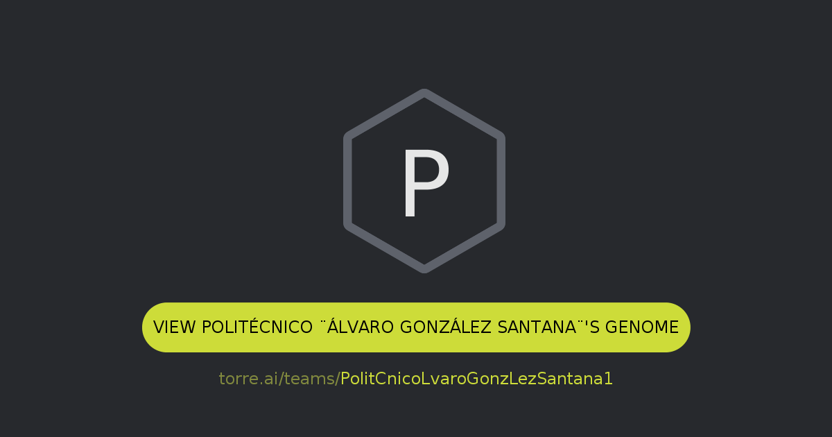 Politécnico ¨Álvaro González Santana¨ | Torre