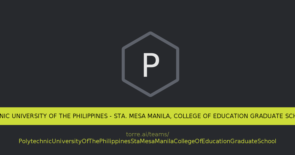 Polytechnic University of the Philippines - Sta. Mesa Manila, College ...