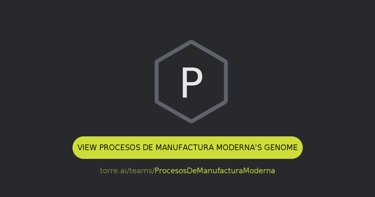 Procesos de manufactura moderna | Torre