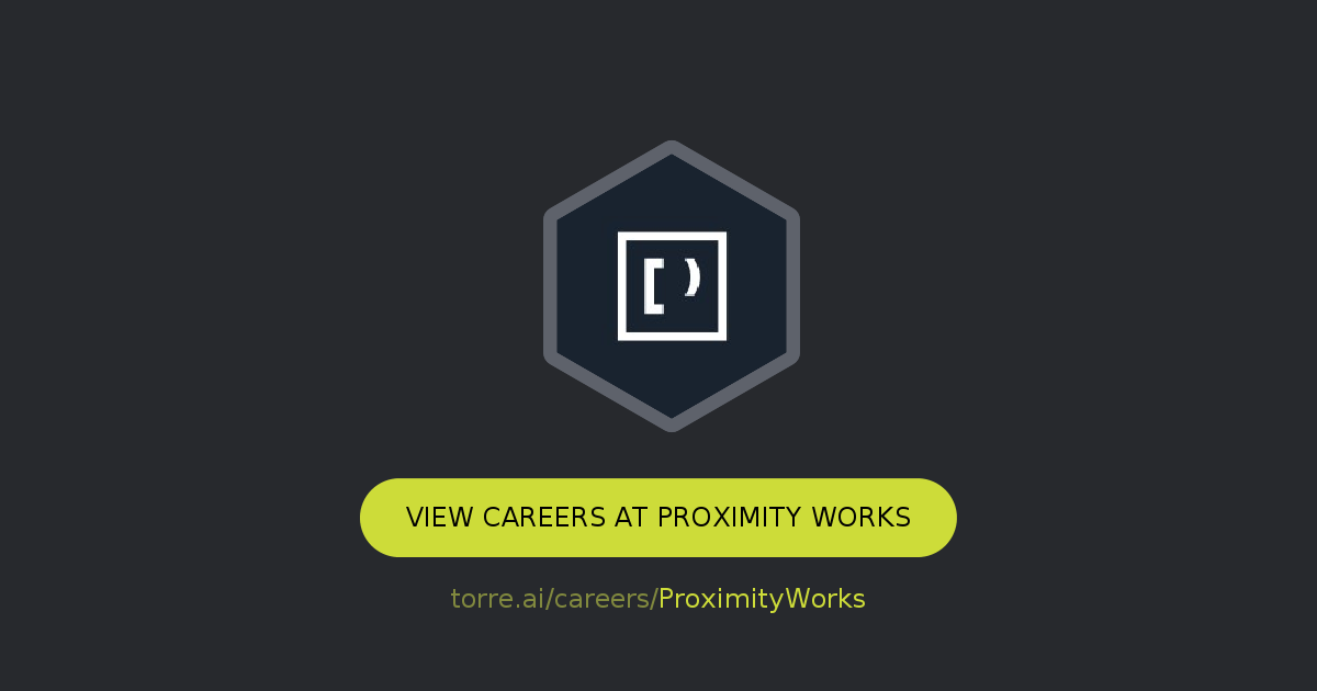 Careers at Proximity Works | Torre.ai