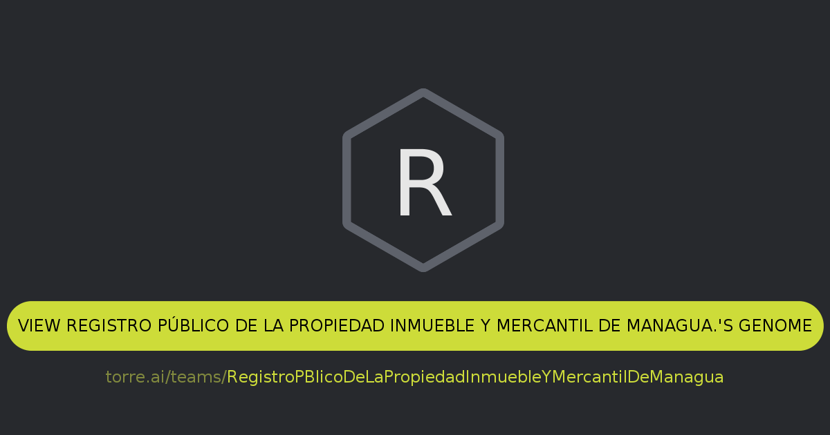 Registro Público de la Propiedad Inmueble y Mercantil de Managua. | Torre