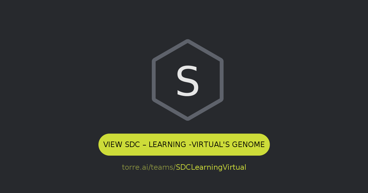 SDC – Learning -Virtual | Torre