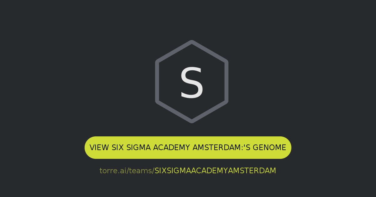 SIX SIGMA ACADEMY AMSTERDAM: | Torre