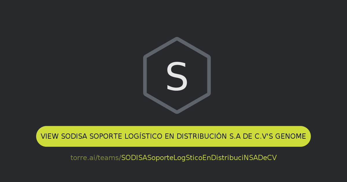 SODISA Soporte Logístico en Distribución S.A de C.V | Torre