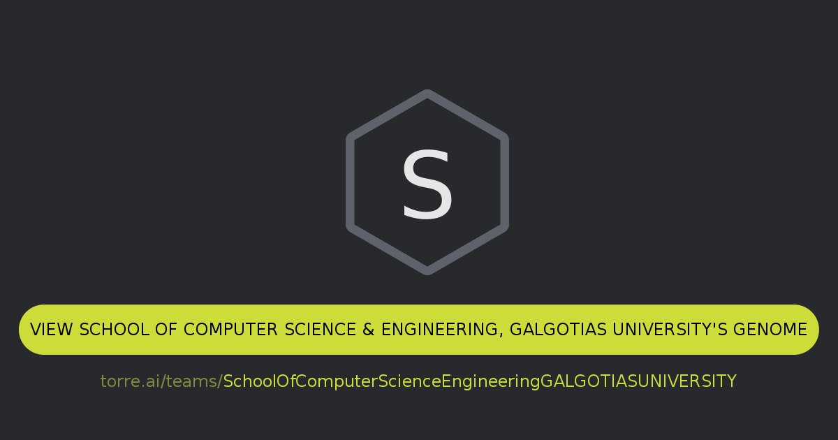 School of Computer Science & Engineering, GALGOTIAS UNIVERSITY | Torre