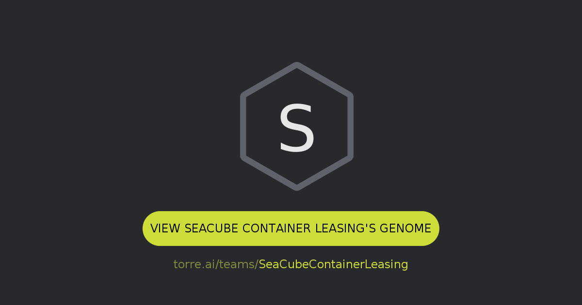 SeaCube Container Leasing | Torre