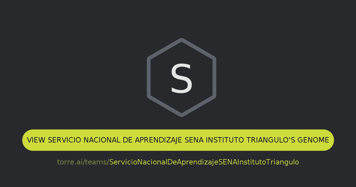 Servicio Nacional de Aprendizaje SENA Instituto Triangulo | Torre