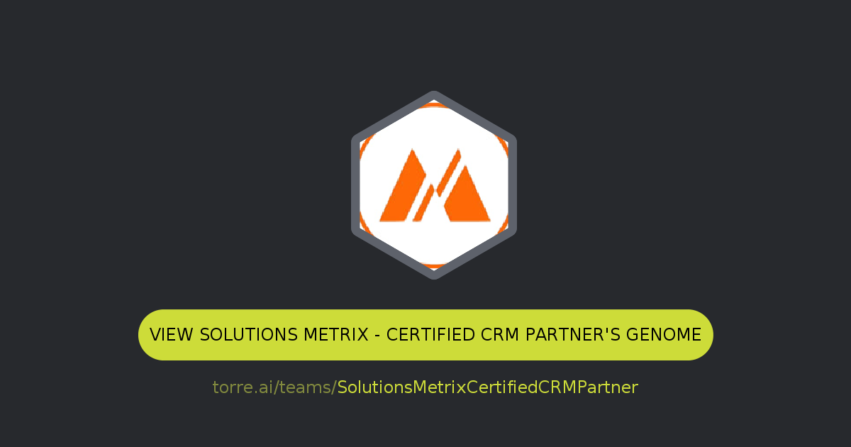 Solutions Metrix - Certified CRM Partner | Torre