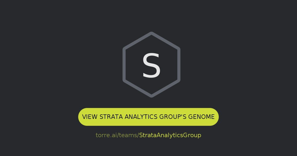 Strata Analytics Group | Torre