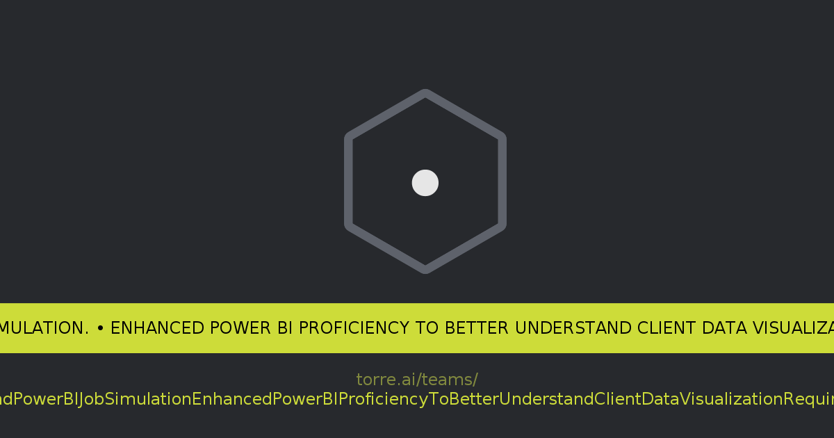 Successfully completed the PwC Switzerland Power BI Job Simulation ...