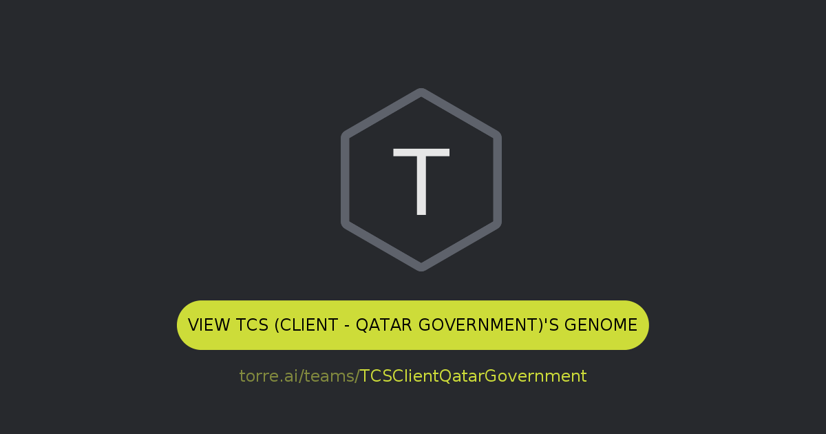 TCS (Client - Qatar government) | Torre