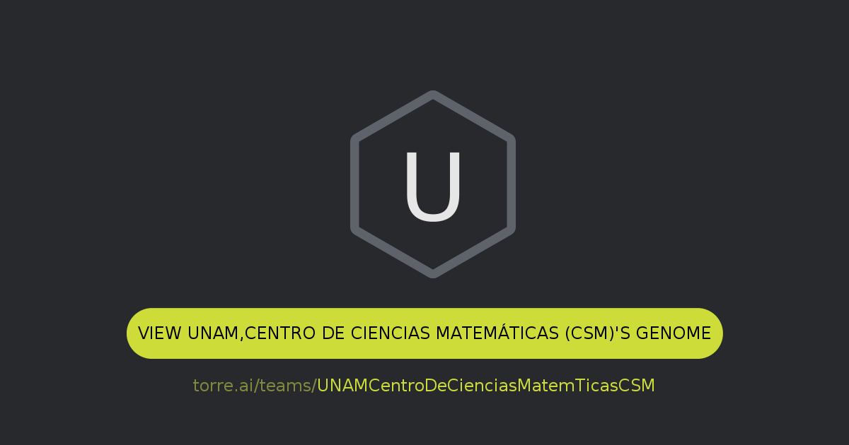 UNAM,Centro de Ciencias Matemáticas (CSM) | Torre