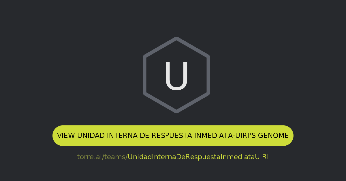 Unidad Interna de Respuesta Inmediata-UIRI | Torre