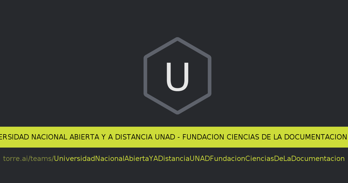 Universidad nacional abierta y a Distancia UNAD - Fundacion Ciencias de ...