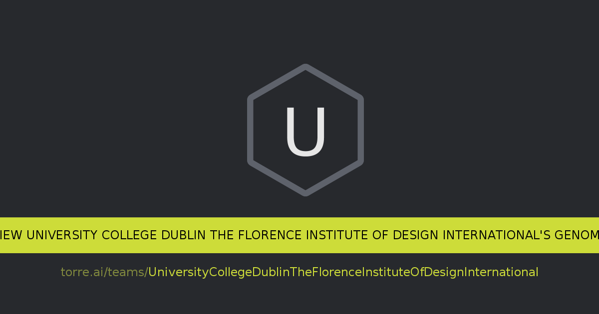 University College Dublin The Florence Institute of Design ...
