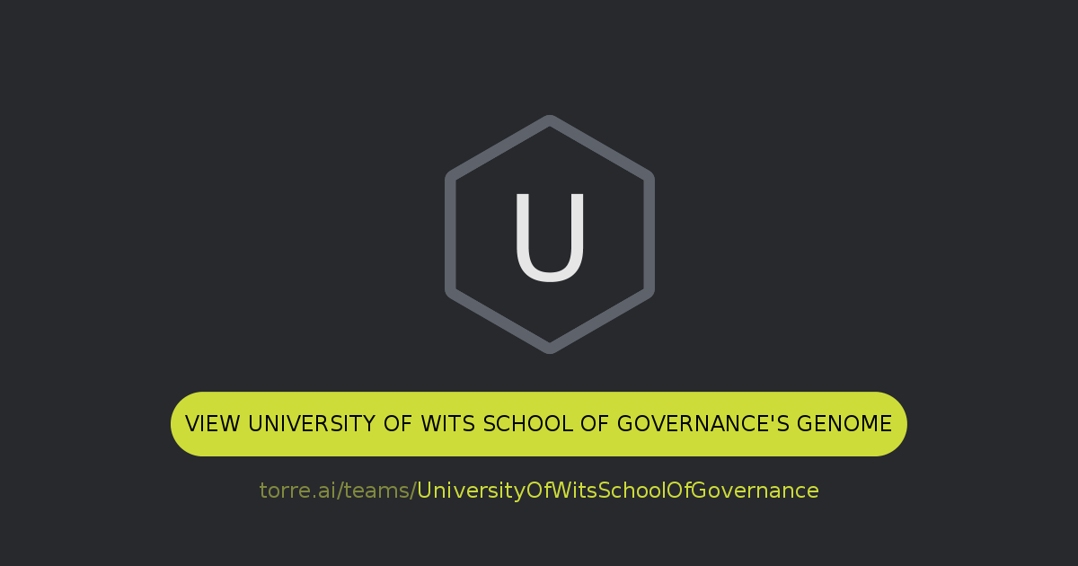 University of Wits School of Governance | Torre