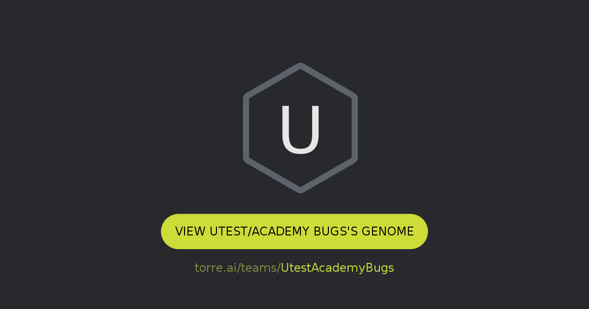 Utest/Academy bugs | Torre
