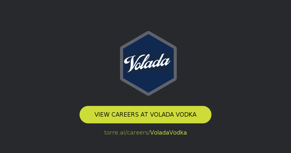 Careers at Volada Vodka - Torre