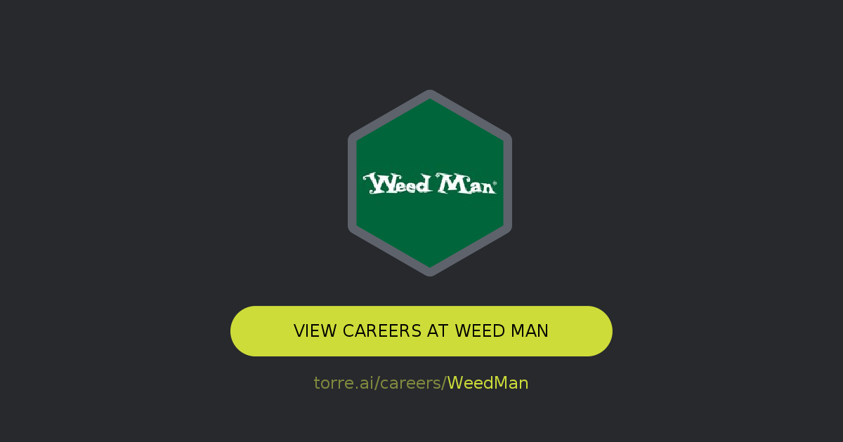 Careers at Weed Man | Torre.ai