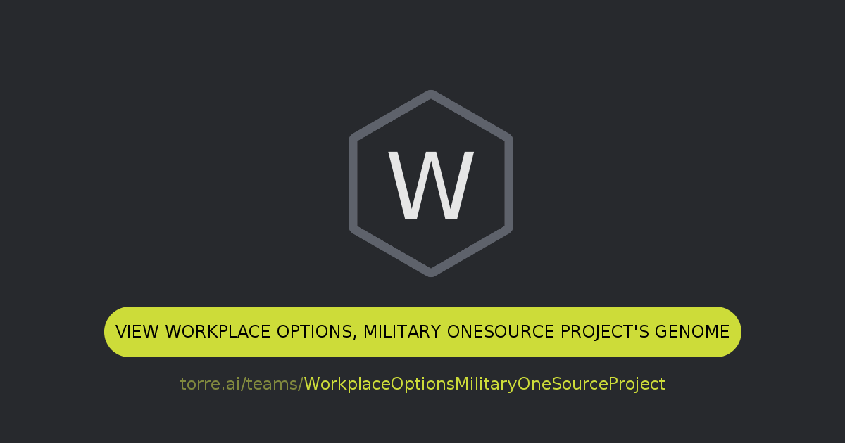 Workplace Options, Military OneSource Project | Torre