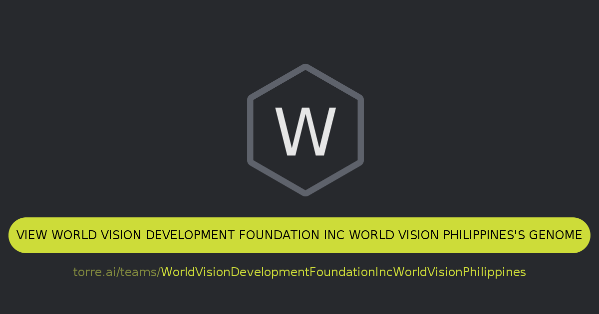World Vision Development Foundation Inc World Vision Philippines | Torre